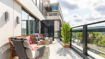 Vista para a cidade desde o alojamento