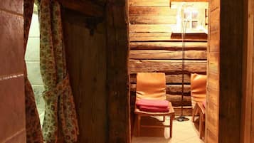 Sauna, banheira de hidromassagem, banho turco