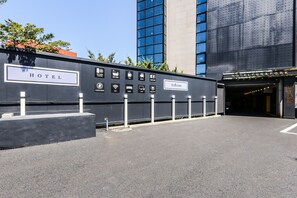 Entrada do alojamento