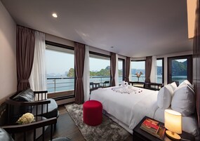 Cabana (Onyx with private Sundeck) | 1 quarto, roupas de cama premium, camas com colchões pillow-top