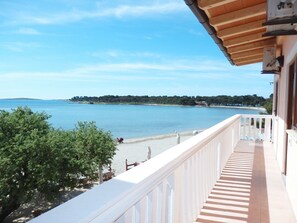 Vista para a praia ou o mar