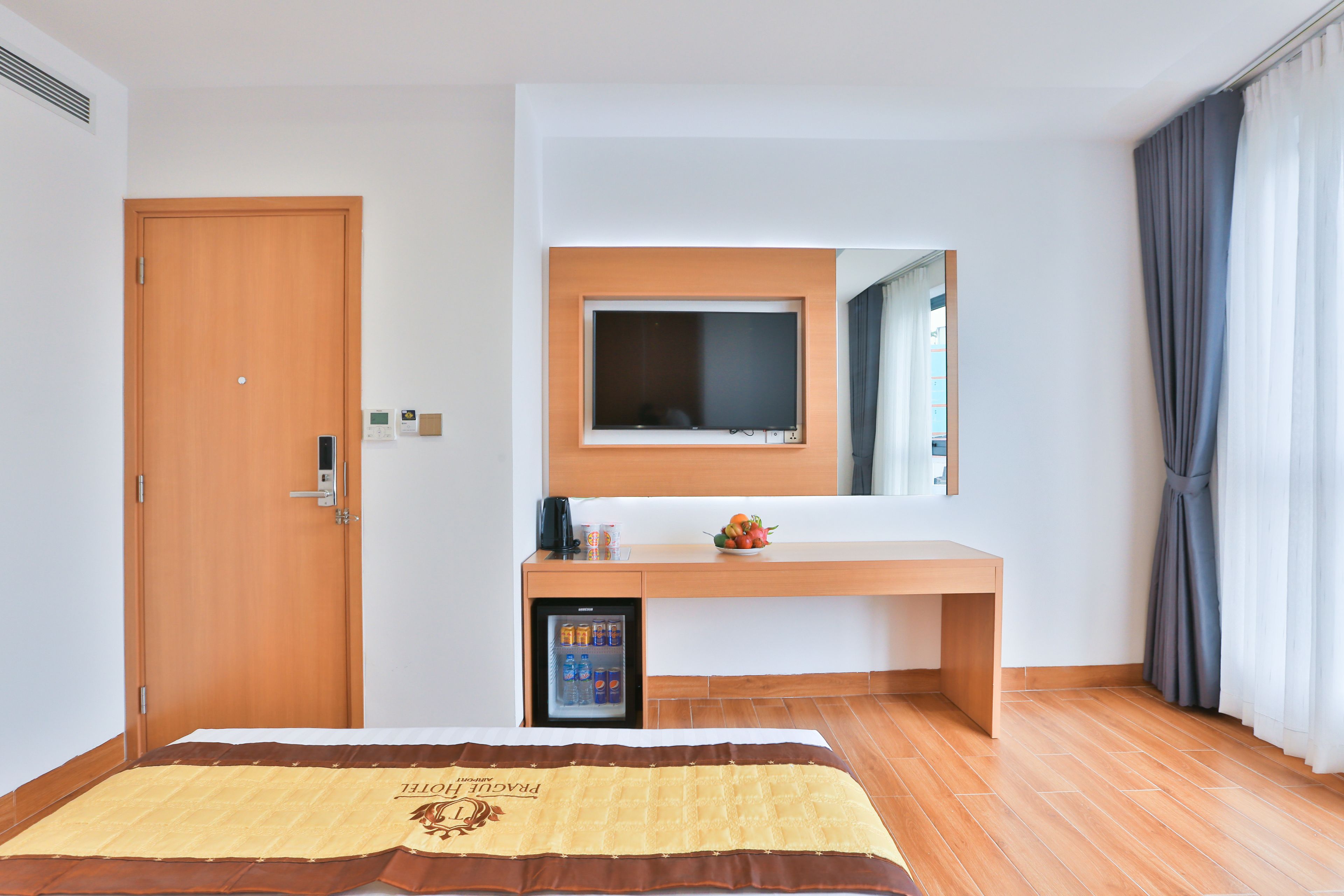 Quarto luxo (Premier) | Roupas de cama premium, frigobar, cofres nos quartos, escrivaninha