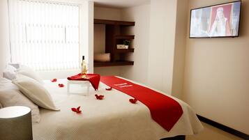 Suite Executiva | Roupa de alta qualidade, com decoração personalizada