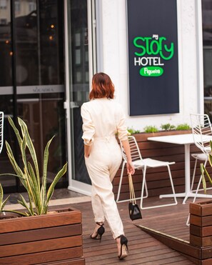 Entrada do alojamento