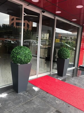 Entrada do alojamento