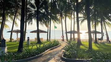 Suite Executiva, em frente à praia | Terraço/pátio interior