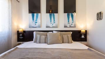 Suíte design | 1 quarto, roupas de cama premium, edredons de pluma, camas Tempur-Pedic