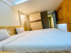 Wi-Fi de cortesia, roupa de cama