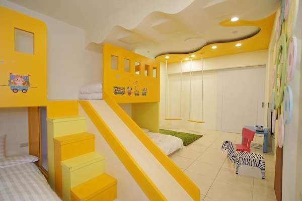 Suite Familiar, varanda | Com decoração personalizada, cortinas/cortinados opacos
