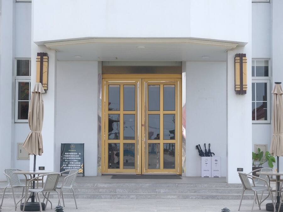 Entrada do alojamento