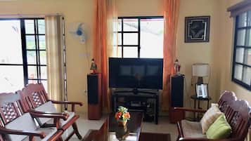 Área de estar no saguão