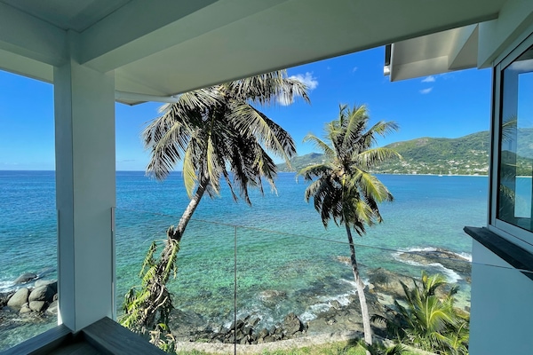 Apartamento de Luxo, terraço | Vista para a praia ou o mar