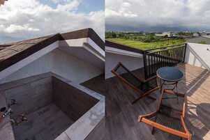 Quarto Duplo Deluxe | Terraço/pátio interior