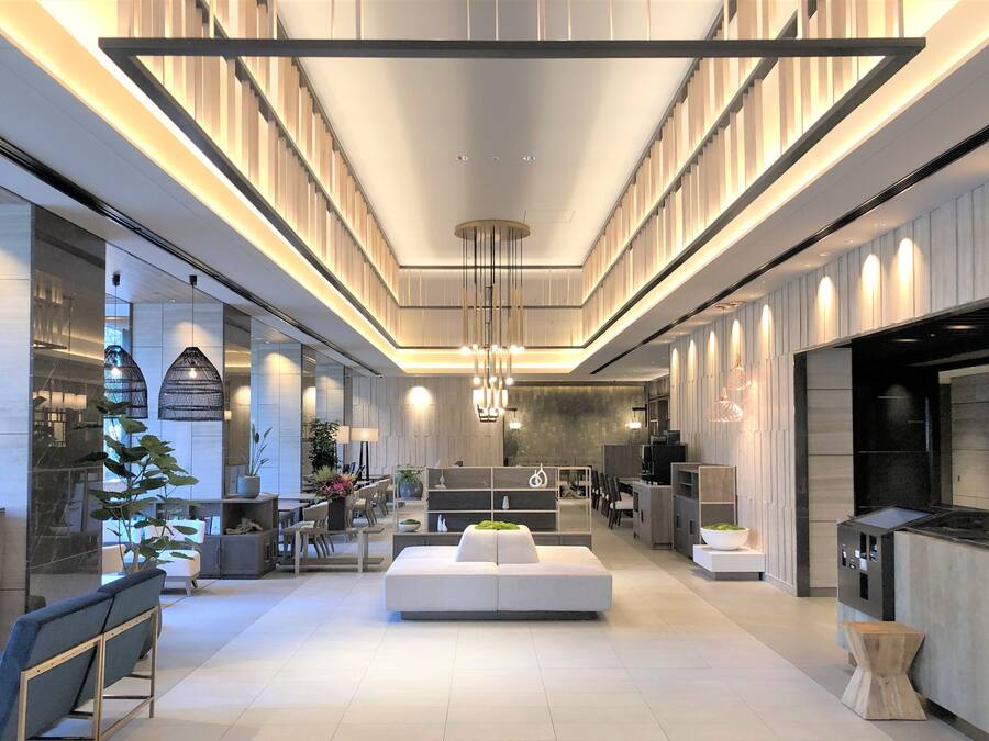 Sala de estar do lobby