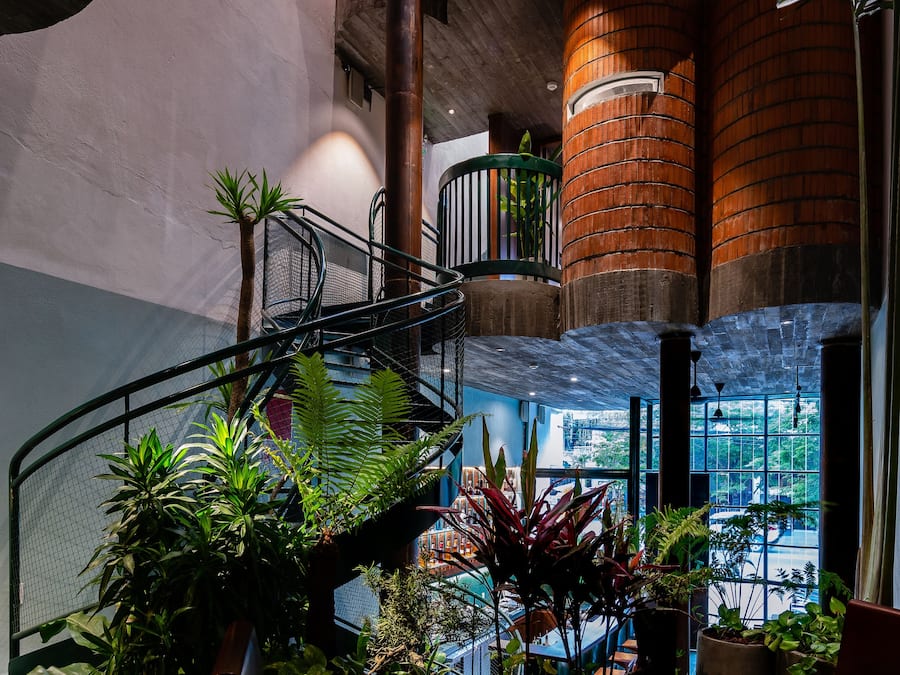 Detalhe da parte interna