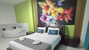 Quarto casal luxo | 1 quarto, Wi-Fi de cortesia, roupa de cama