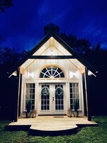 Área externa para casamento