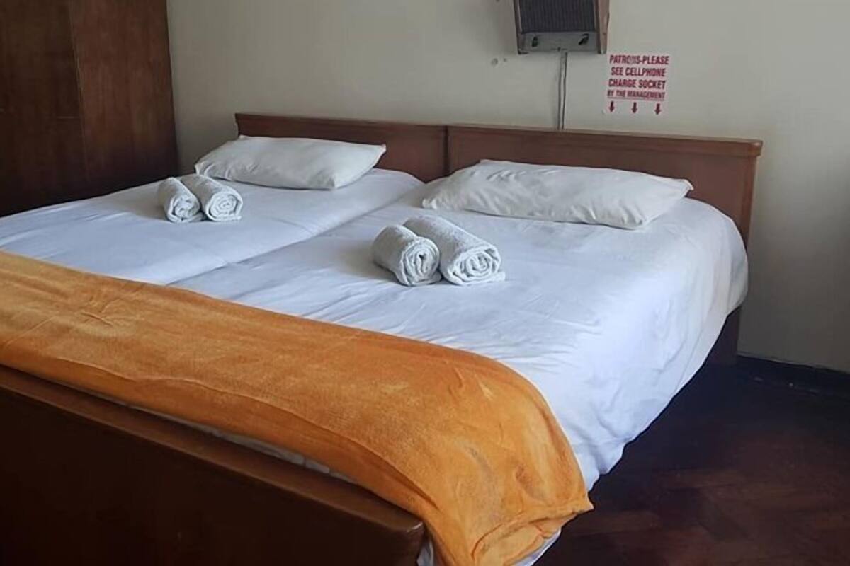 Roupa de cama fornecida