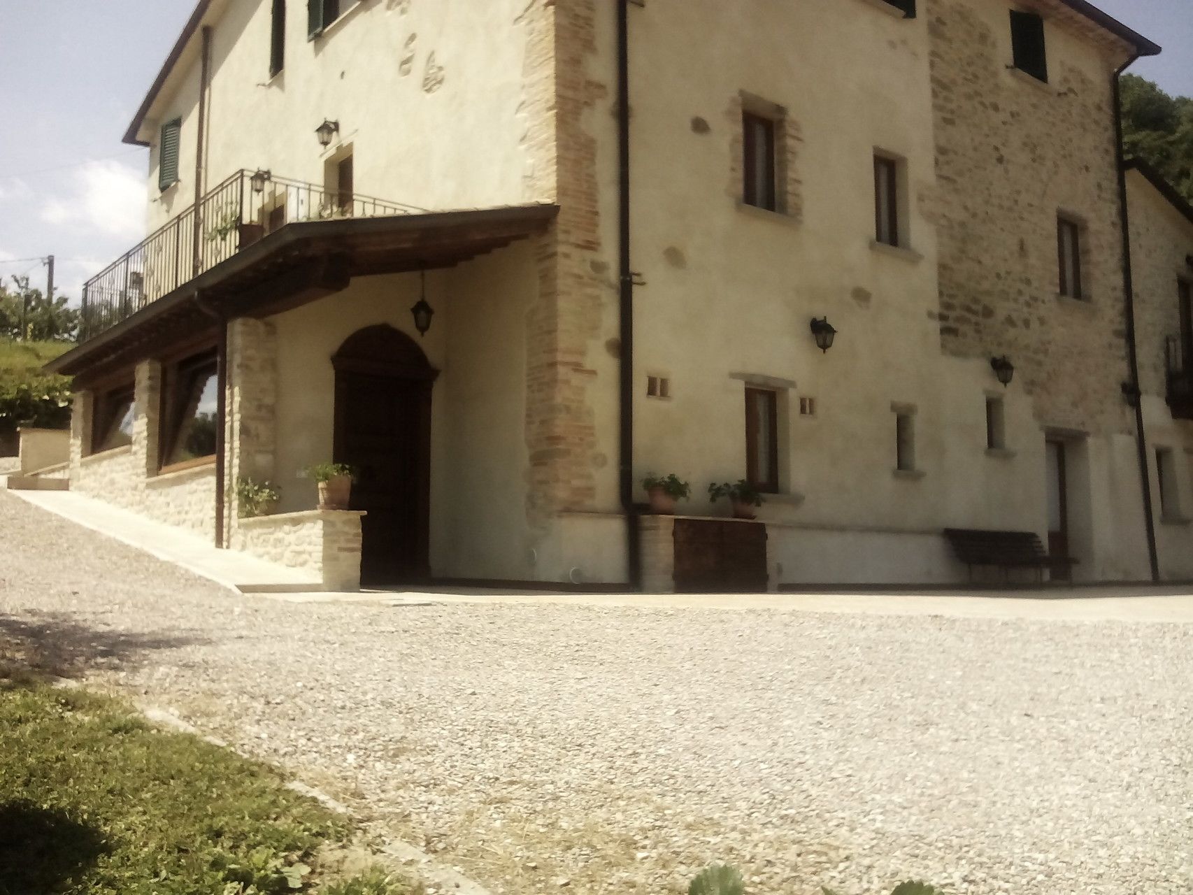 Fachada da propriedade