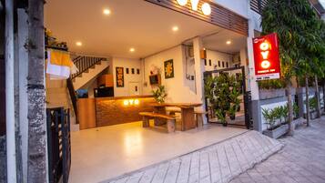 Entrada do alojamento