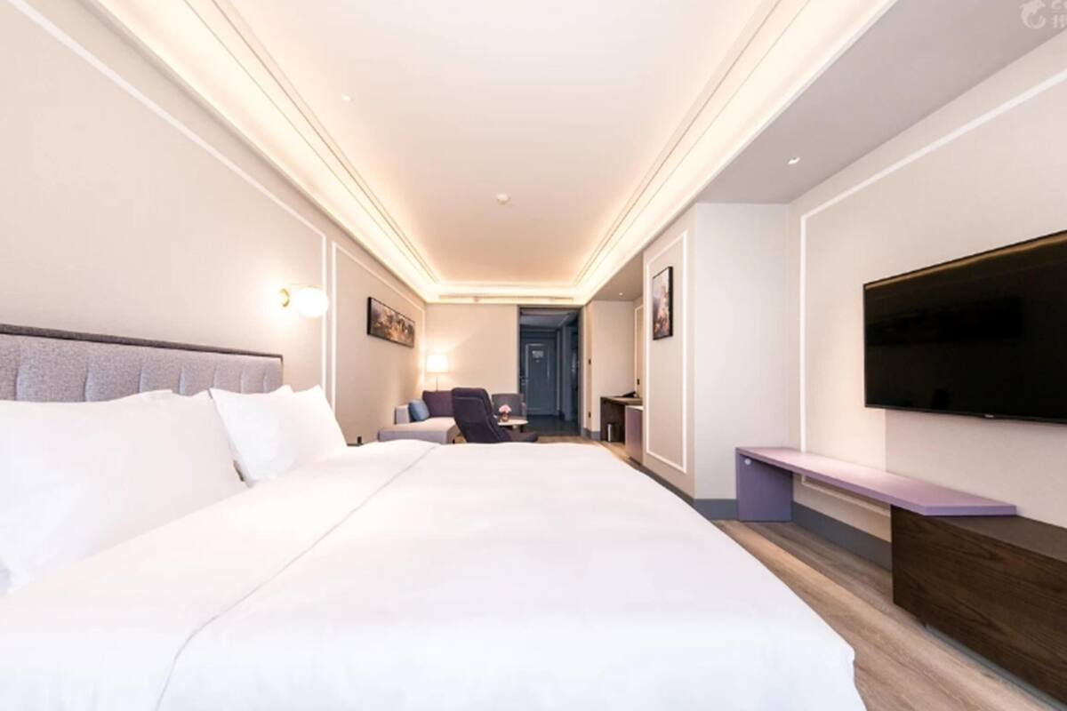 Privilege, Quarto, 1 cama King | Cofres nos quartos, cortinas blackout, ferros/tábuas de passar roupa