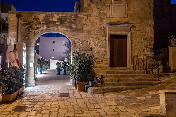 Entrada do alojamento