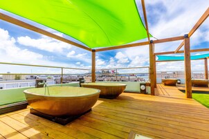 Terraço no piso superior