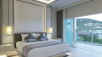 Quarto Deluxe, vista para a piscina | Vista do quarto