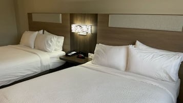 Quarto Standard, 2 camas queen-size | 1 quarto, secretária, ferro/tábua de engomar, Wi-fi grátis