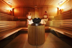 Sauna seca, tratamentos corporais, salas de massagem/tratamento
