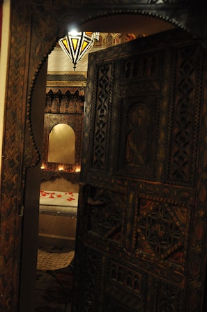 Sala(s) para tratamentos a casais, hammam, tratamentos faciais 