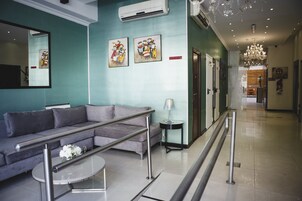 Sala de estar do lobby