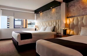 Quarto Triplo Económico | 1 quarto, lençóis de algodão egípcio, roupa de alta qualidade 