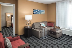 Suite, 1 cama queen-size e sofá-cama | Sala de estar | Smart TV, Netflix