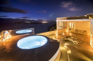 Suíte lua de mel, banheira de hidromassagem | Terraço/pátio