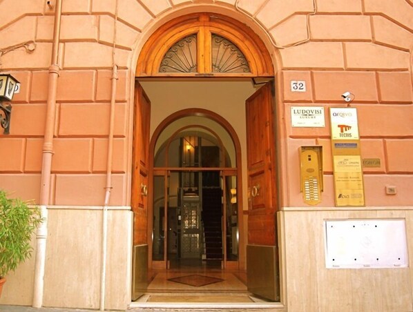 Entrada do alojamento