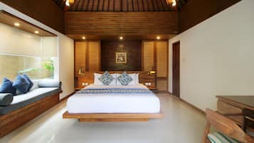 Villa, 1 quarto | 1 quarto, roupa de alta qualidade, edredões de penas, minibar