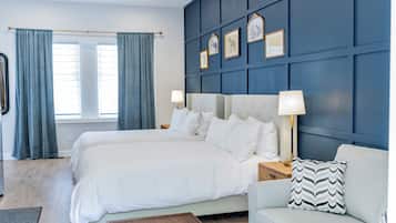 Quarto Duplo Tradicional | Camas de colchão pillowtop, com decoração personalizada