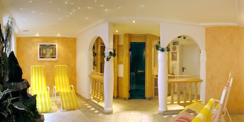 Sauna, massagens de pedras quentes, massagens musculares profundas 