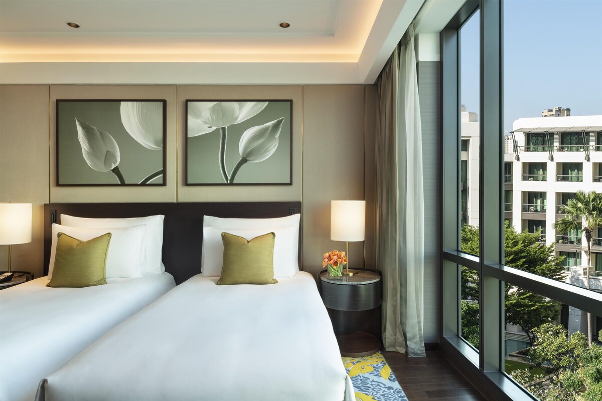 Suite Familiar, 2 quartos | Roupa de alta qualidade, edredões de penas, minibar grátis 