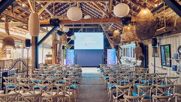 Espaço exterior para banquetes