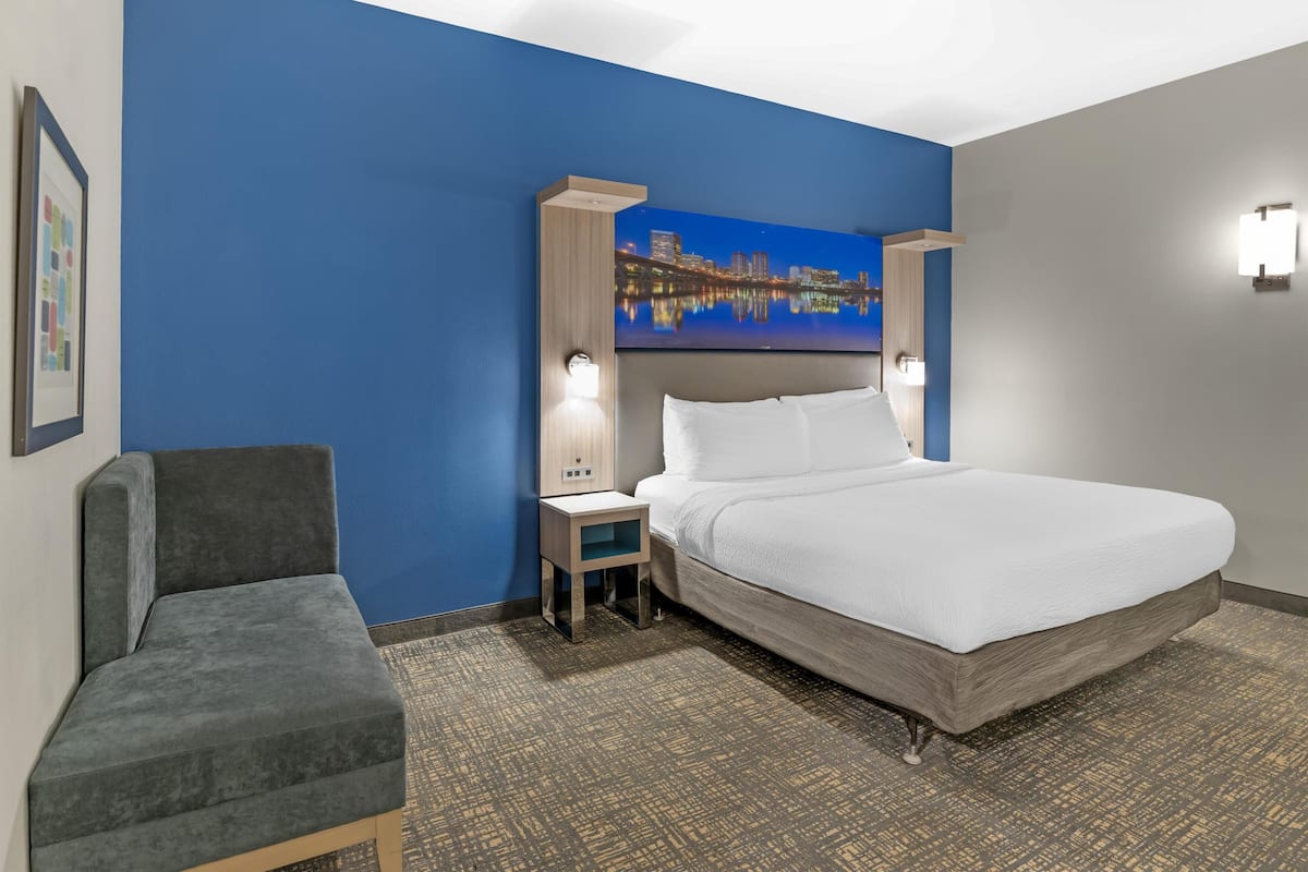 Quarto Standard, 1 cama king-size, acessível, cozinha | Roupa de alta qualidade, camas de colchão pillowtop