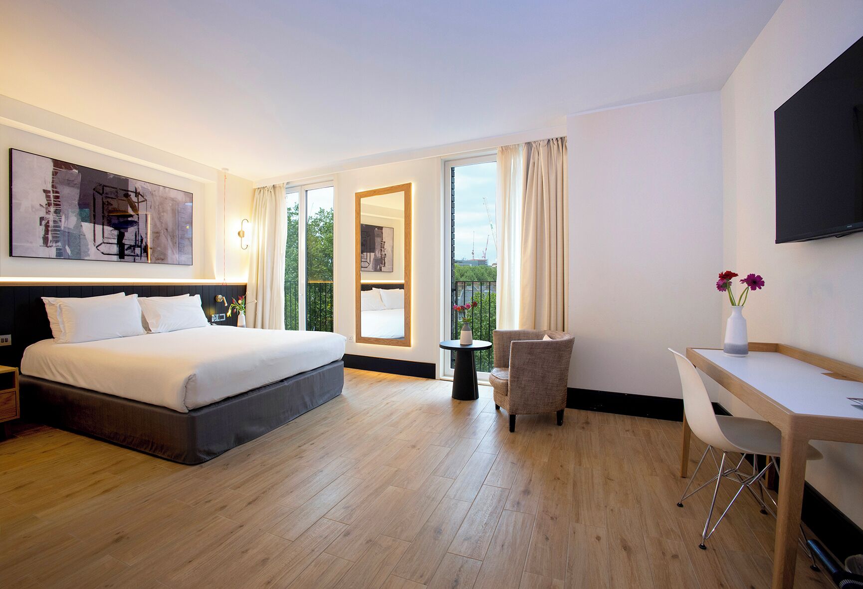 Quarto Superior | Roupa hipoalergénica, edredões de penas, camas de colchão pillowtop 