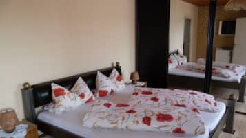 Wi-fi grátis, roupa de cama fornecida