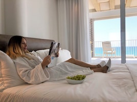 Penthouse Premium | Cofre no quarto, cortinas/cortinados opacos, quartos insonorizados 