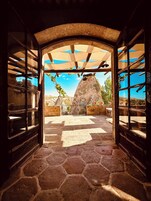 Suite de Luxo, lareira, vista para o vale | Terraço/pátio interior