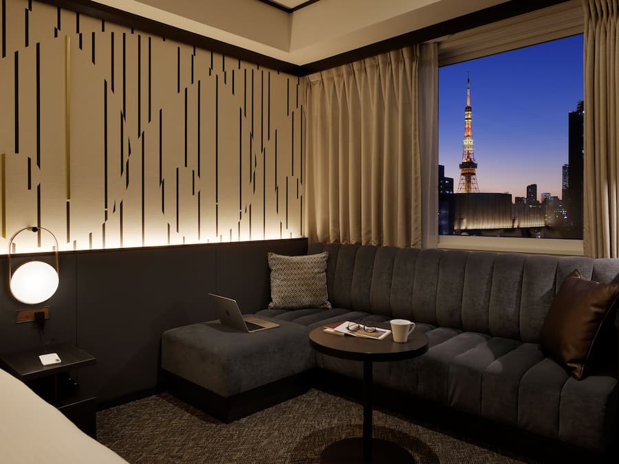 Quarto superior, para não fumantes (2 beds , Tokyo Tower View) | Cofres nos quartos, Wi-Fi de cortesia, roupa de cama