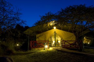 Barraca standard | Escrivaninha, Wi-Fi de cortesia, roupa de cama