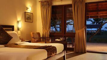 Roupa de alta qualidade, camas de colchão pillowtop, minibar