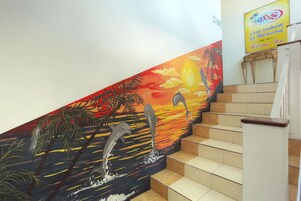 Entrada do alojamento